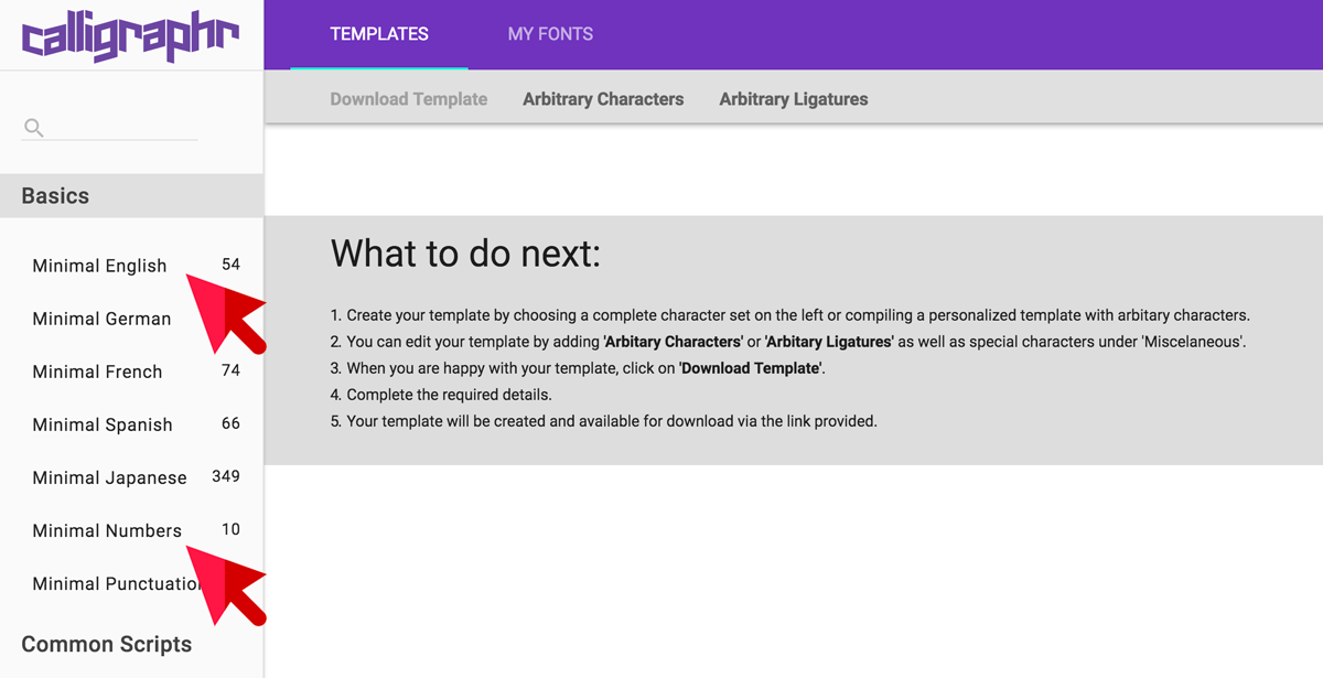 Calligraphr - How to create your first font.
